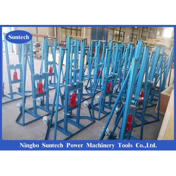 Quality 50kn Hydraulic Lifting Jack Electrical Stringing Cable Drum Jack for sale