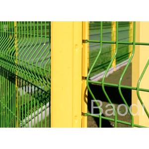 Quality Mild Steel PVC Coated Wire Mesh Fence Curved Panel Anti Rust / Corrosion for sale