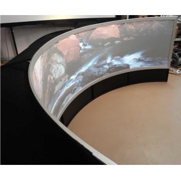 Dome Cinema Curved Projection Screen , 4K Woven Fabric Circular Projection