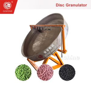 Quality 2-6mm Granules Organic Fertilizer Disc Pelletizer / Wet Way Pan Granulator for sale