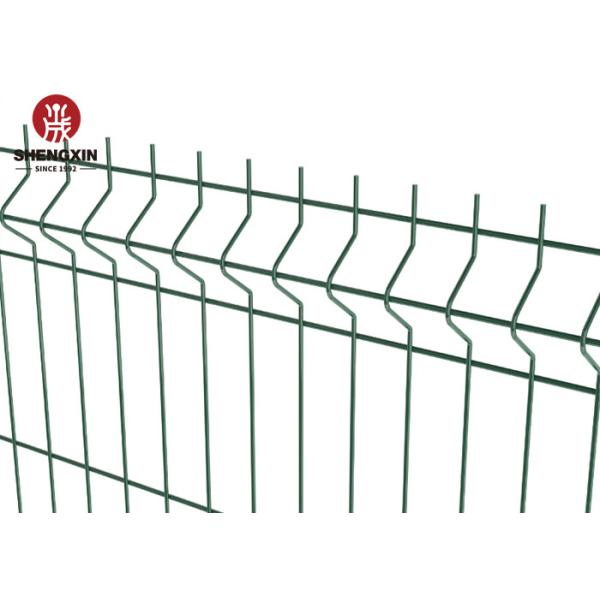 Quality PVC Coated 50x200mm Welded Wire Mesh Fence Curve 3D Galvanized for sale