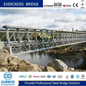 Quality OEM Modular Steel Bridge System Truss Design Easy Assembly Long Service Life for sale
