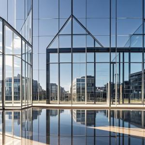 Quality Waterproof Soundproof Tempered Glass Curtain Wall Hurricane Proof For Standard for sale