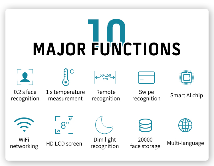 Temperature Scanner Face Recognition From RS Security Co.,Ltd