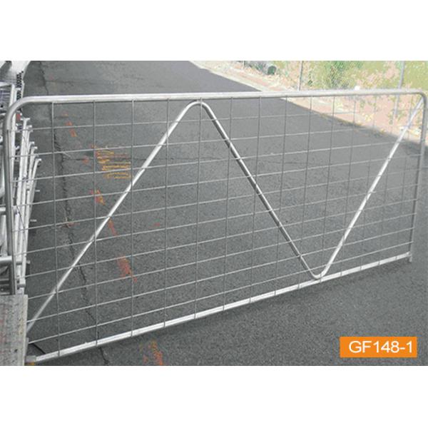 Quality low carbon steel 2.5m Weld Mesh Field Fence Gate for sale