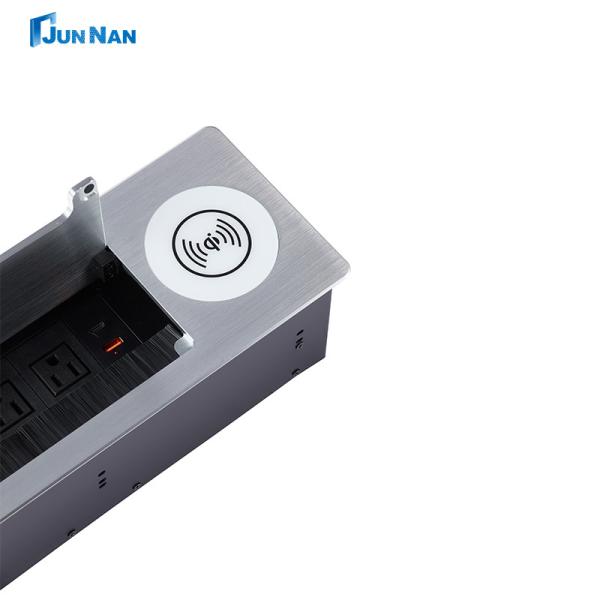 Quality Customized Hidden Recessed Desk Countertop Pop Up Desk Outlet for sale