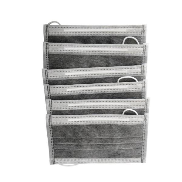 Quality Latex Free BFE 95% Cleanroom Disposable Carbon Face Mask for sale