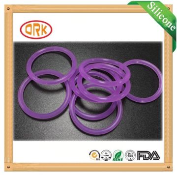 Quality Standard Colored FDA Silicone Rubber O-Rings With High-Tensil Strength for sale