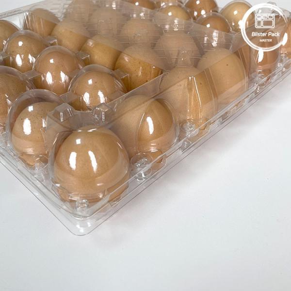 Quality 30 Hole Plastic Egg Tray Packaging Carton By Manufacturers For Secure Egg for sale