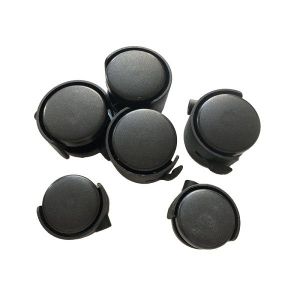 Quality Slide Smooth Flower Pot Wheels Plastic Rollers Wheels 40mm Size Durable for sale