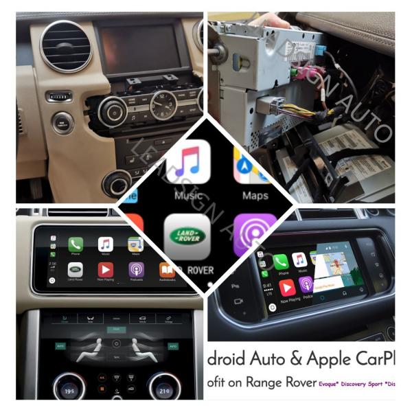 Quality Multimedia Build In Land Rover Android Auto With Podcasts Wirelessly Connection for sale