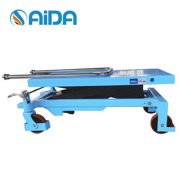 Quality Industrial Hydraulic Table Lifter Platform 1000kg Scissor Type small hydraulic lifting platform for sale