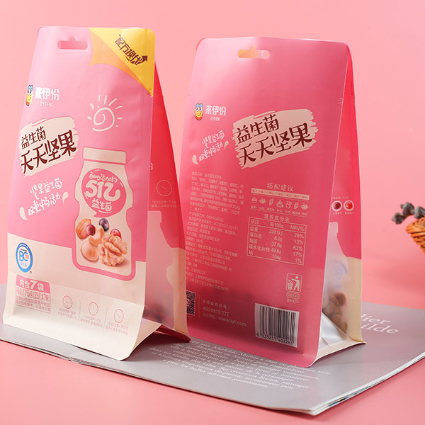 Quality 1kg Stand Up Coffee Bag Flat Bottom Zipper Pouch Dry Food Pet Snacks for sale