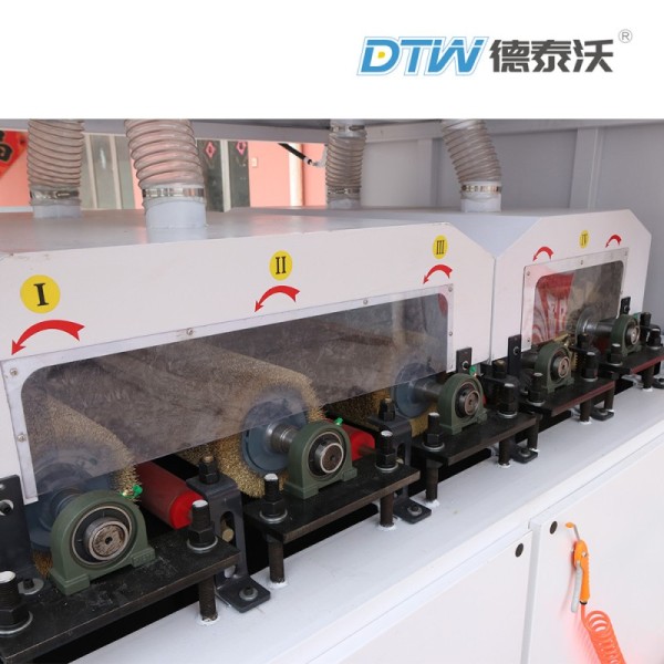 Quality 1000mm Wire Brush Sander Machine Wood Sanding Machine For Kitchen Cabinets for sale