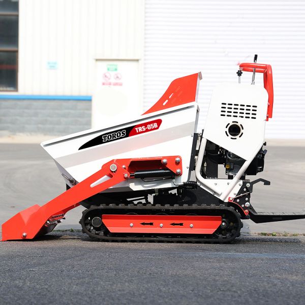 Quality Manual Automatic Small Crawler Dumper 500-800KG Gasoline Powered for sale