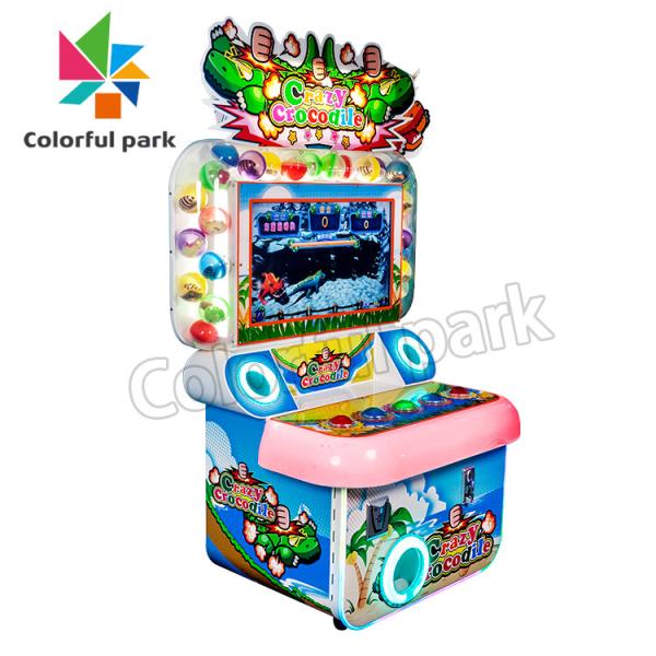 Quality Crazy Crocodile Game Ticket Arcade Machine 19" Screen For indoor playground, for sale