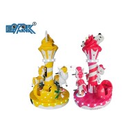 Quality Coin Operated Hot Popular Ice Cream Carousel Children'S Rides For Three People for sale
