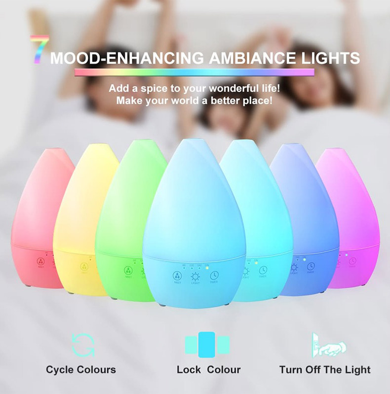 Portable Touch Control  Spray  Ultrasonic Air Humidifier