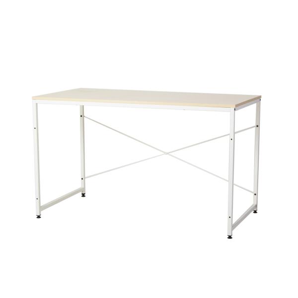 Quality Wooden Surface Northern Europe Style Metal Computer Table Shelf Desk for Home for sale