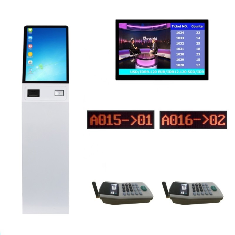 Quality Queue Machine With Calling Kyepad and LED Counter Display and Queue Information for sale