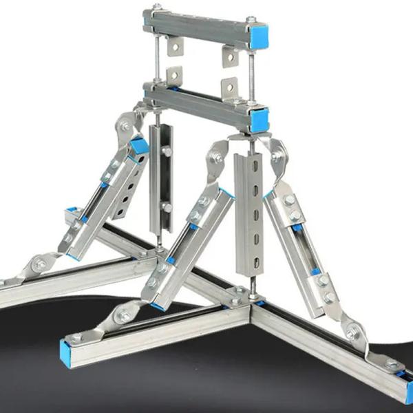 Quality Lateral 4 Way Seismic Bracing Restraints For Electrical Equipment Anticollapse for sale
