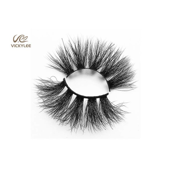 Quality Multi layered 24MM Mink 5D Lashes For Make Up for sale