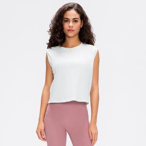 Quality Size 4 6 8 10 12 Cotton Sleeveless Tops For Ladies , Loose Sleeveless Crop loose for sale