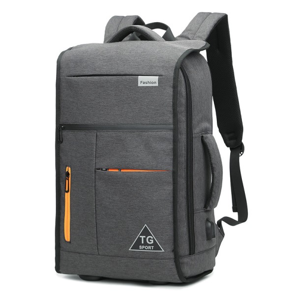 Quality Retro Style Arcuate Shoulder Strap Large Capacity Backpack 17 Inch for sale