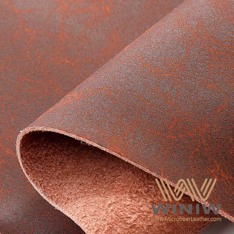 1.4mm Acorn Calf Soft Faux Vegan Leather for Bags Vegan Lather