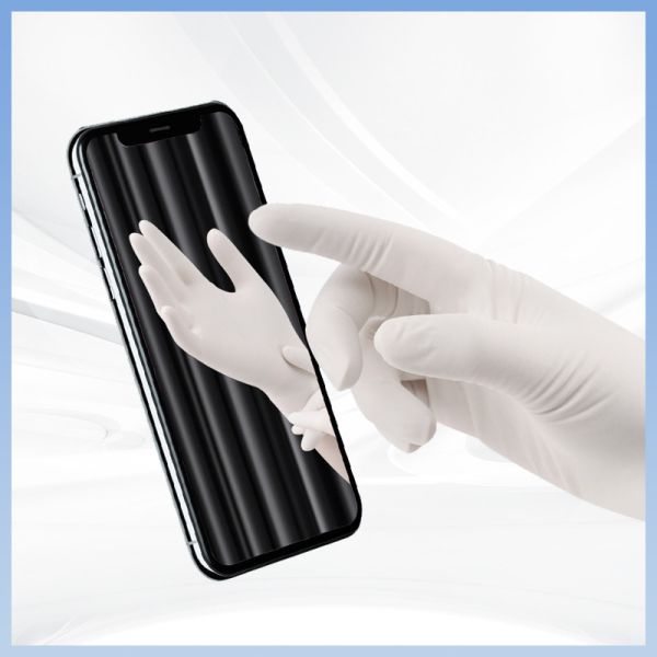 Quality Non Toxic Odorless Latex Powder Free Gloves Safe Hygienic for sale