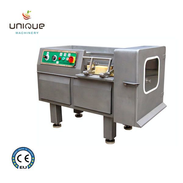 Quality 400 KG Commercial Meat Cube Cutting Machine for Frozen Meat Dicing 1480*800*1000 mm for sale
