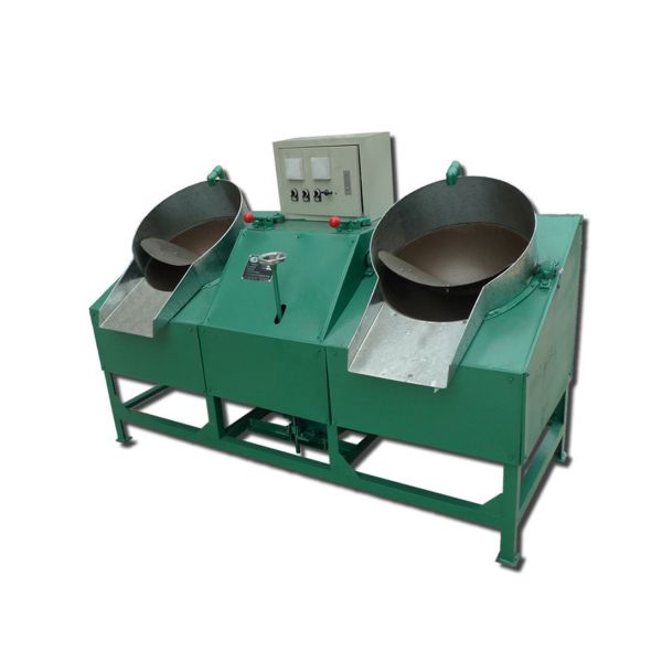 Quality Raw Material Tea Leaves 220V Double Pot Tea Roasting Machine for Shaping Gunpowder Tea for sale