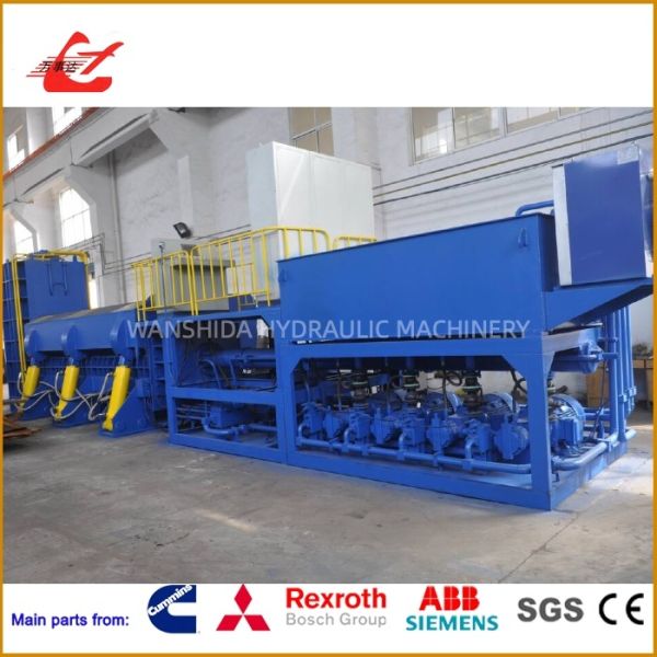 Quality Large Hydraulic Baler Shear With 630T Hydraulic System For Round Bars, Angle Irons, And Steel Plates for sale