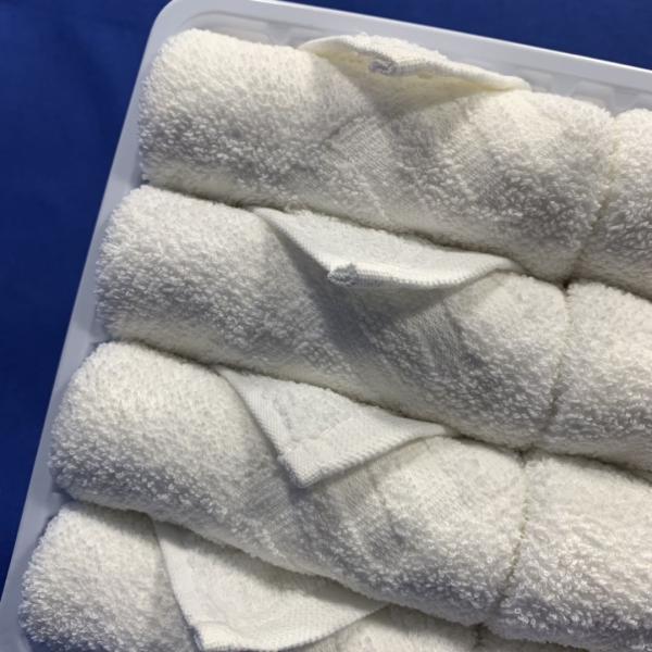 Quality Bleached Jacquard Hand Towels for sale