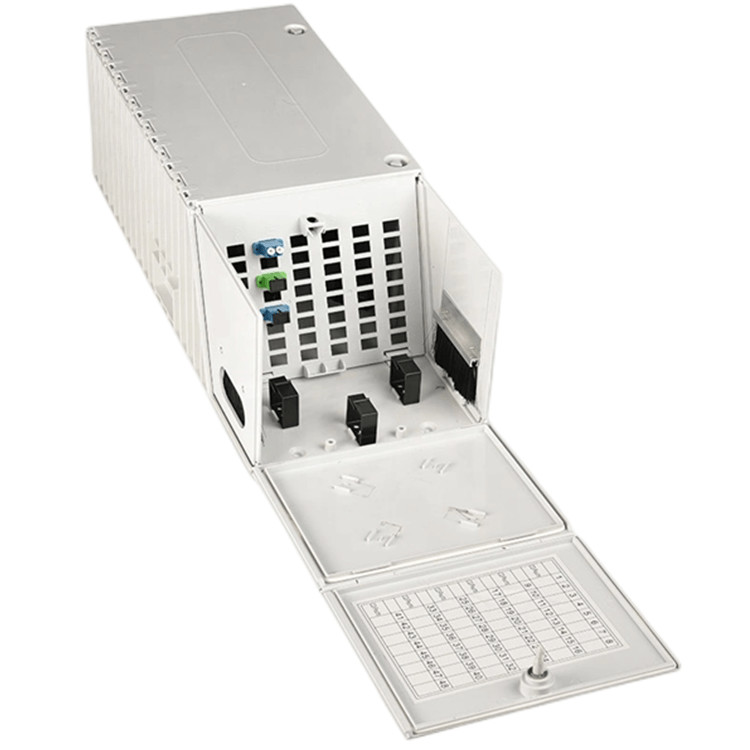 Quality 48 Core Fiber Termination Box SCAPC Adapters Ethernet Terminal Box 48 Splices for sale