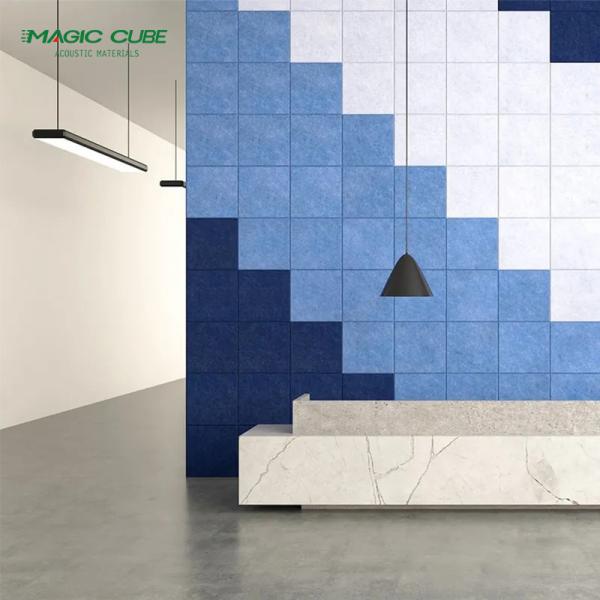 Quality 9mm Dustproof PET Polyester Acoustic Panels Customized For Home for sale