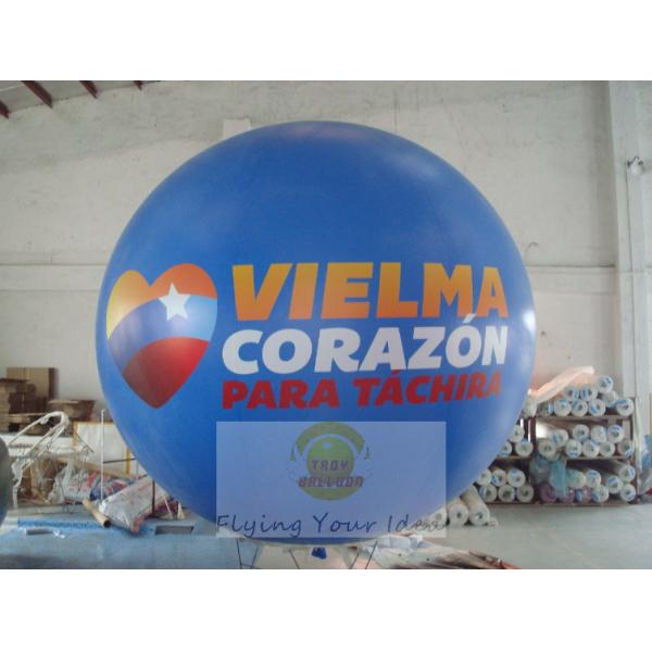 Quality Large Tarpaulin Blow Up Advertising Helium Balloons Custom Logo for sale