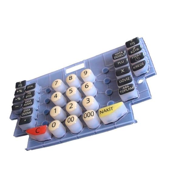 Quality Custom Silicone Rubber Keypad with Epoxy Coating Hardtop for sale