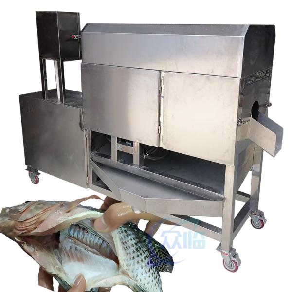 Quality Stable 50Hz Salmon Fillet Machine , Multifunctional Fish Killing Equipment for sale