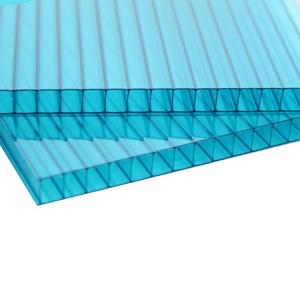 Quality Pc Danpalon De Policarbonato Plastic Twin Wall Polycarbonate Sheet for Green for sale