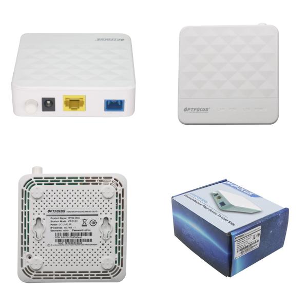 Quality 1 Pon Zte Chipset Epon GPON OLT ONU Modem 12V 0.5A For Fiber Optic Network Router for sale