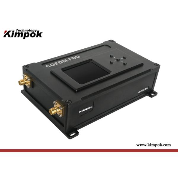 Quality UAV COFDM Video Transmitter Wireless With 2W Lower Latency 50km Transmit distance for sale