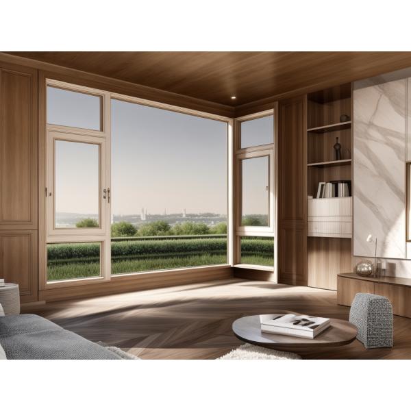 Quality Home Aluminium Casement Windows Horizontal Opening With Lock for sale