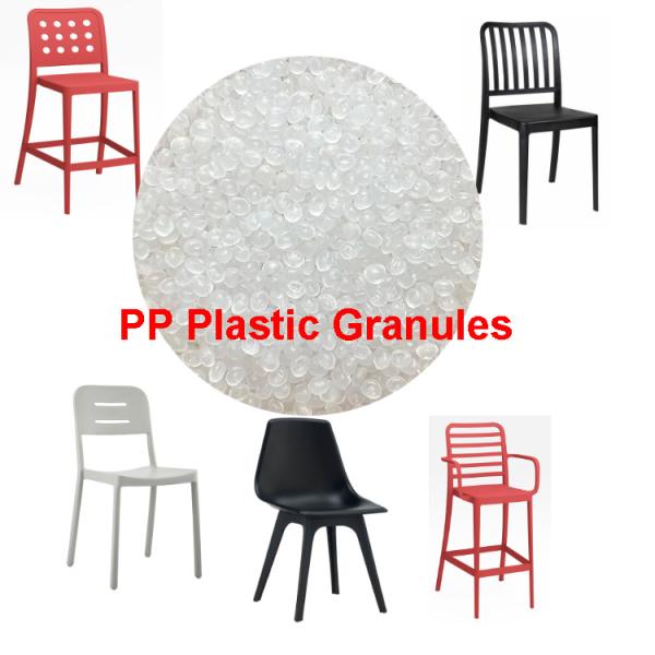 Quality Colorless Odorless Virgin PP Plastic Granules For Outdoor Chairs High Flexural Strength for sale