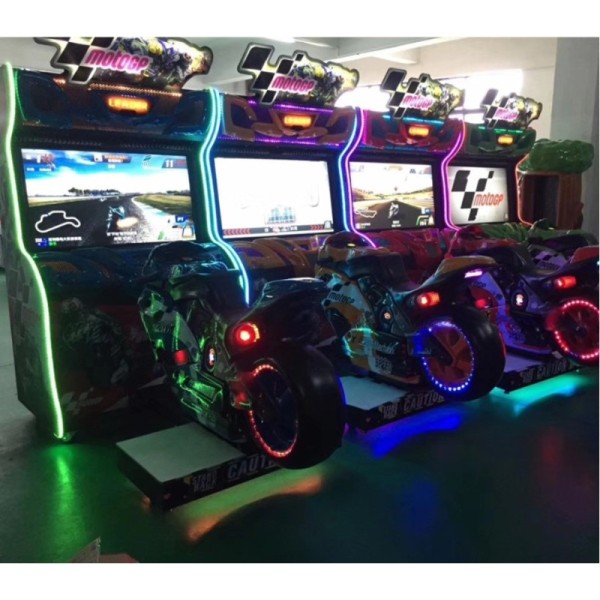 Quality Coin Operated GP Motorcycle Game Machine Dynamic Designing Comfortable for sale