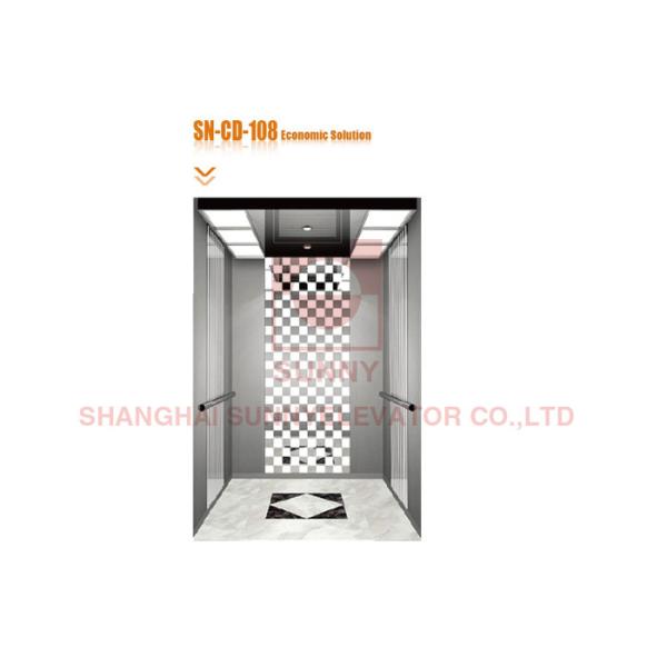 Quality Stainless Steel Panel Elevator Cabin Decoration For Residential Buildings for sale