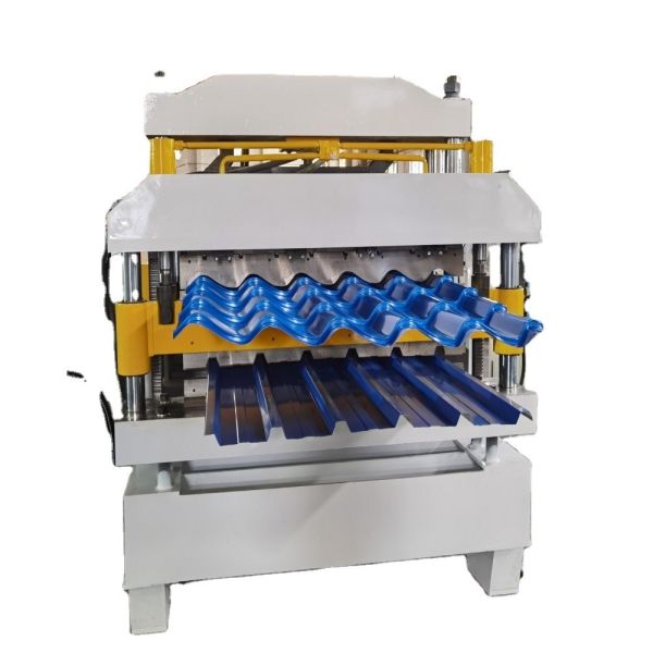 Quality Triple Layer Roof Sheet Roll Forming Machine Corrugated Tile for sale