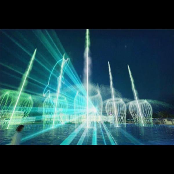 Quality High Pressure Program Floating Dancing Fountain Stainless for sale