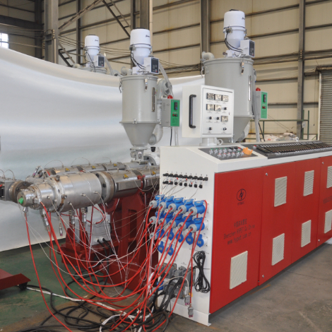 Quality Shenzhen HYPET High Efficient Single Screw Extruder For PPR Pipe Extrusion Line for sale