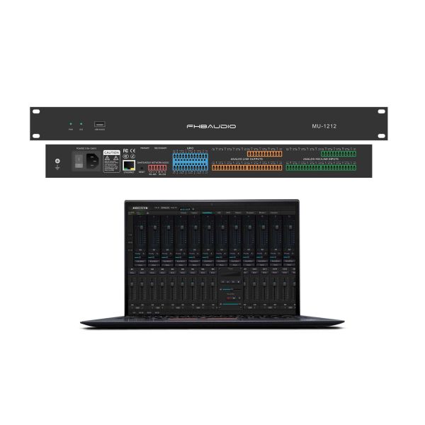 Quality UDP Control 8CH DSP Audio Processor Digital Signal AEC Professional for sale